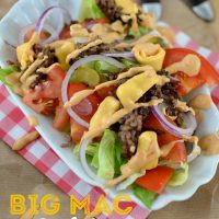 Big Mac Salat low carb - Stilettos & Sprouts
