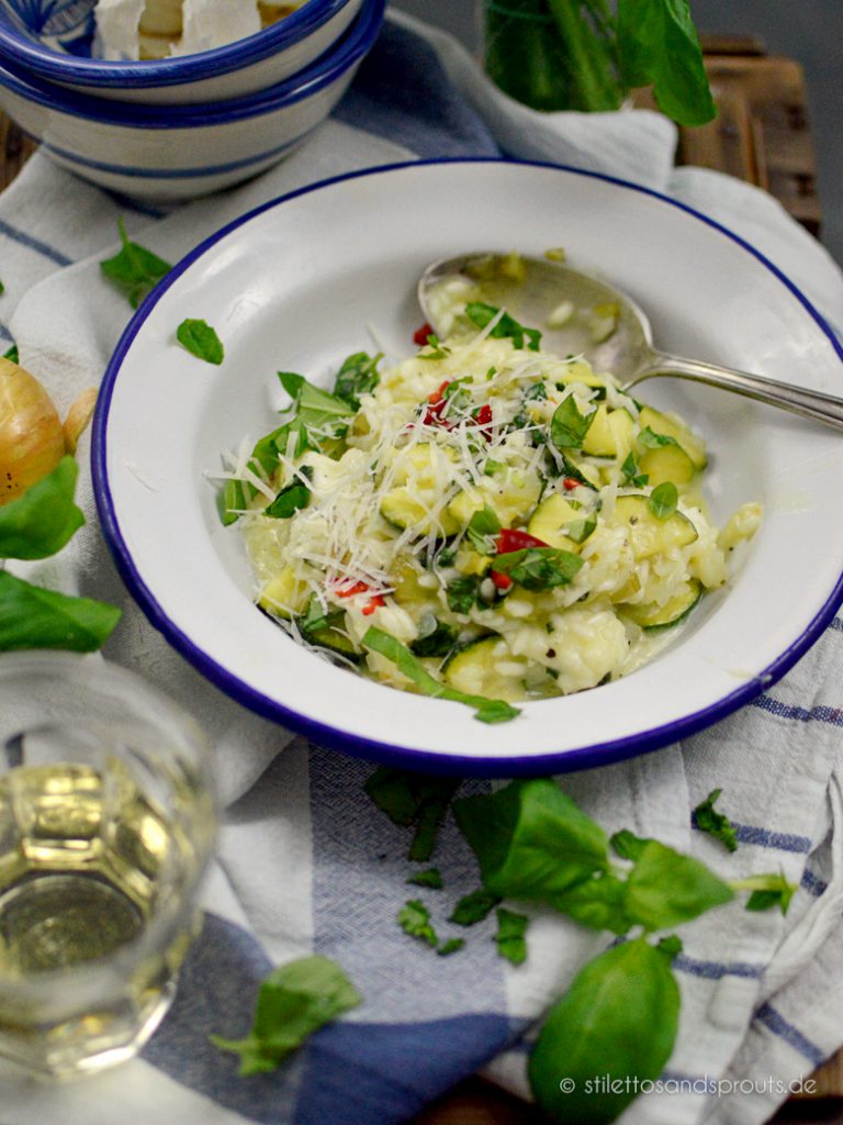 Jamie Olivers Zucchini-Risotto - Stilettos & Sprouts