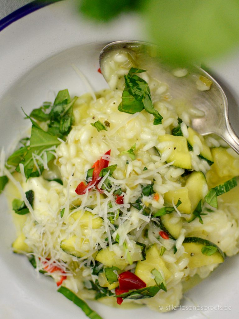 Jamie Olivers Zucchini-Risotto - Stilettos & Sprouts