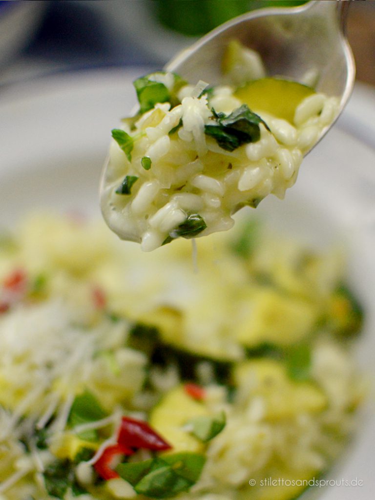 Jamie Olivers Zucchini-Risotto - Stilettos & Sprouts