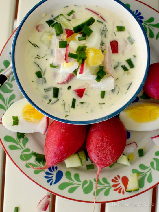 Kalte Russische Sommersuppe - Stilettos & Sprouts